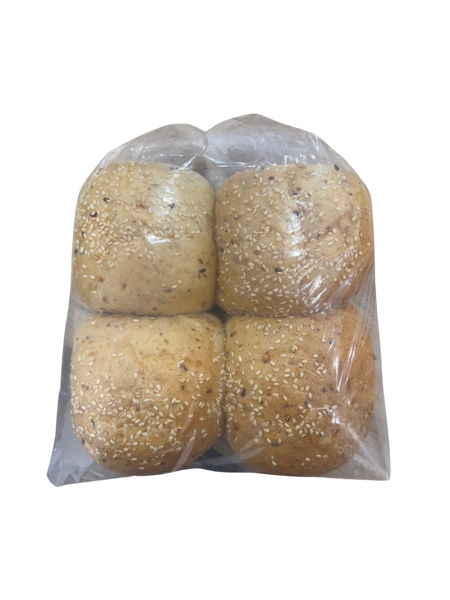 Multigrain Round Rolls 4 Pack – Adelaide Fresh Fruiterers Morphett Vale