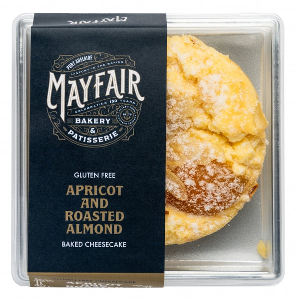 Mayfair Bakery Baked Cheesecake Apricot & Almond Gluten Free 190g – Adelaide Fresh Fruiterers ...