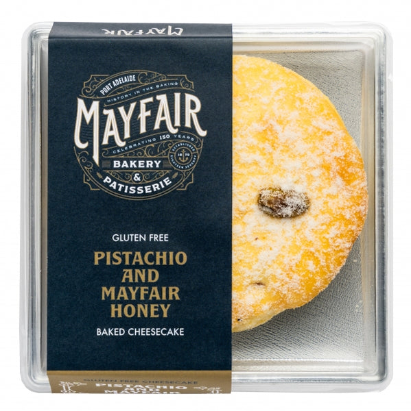 Mayfair Bakery Baked Cheesecake Pistachio & Honey Gluten Free 190g ...