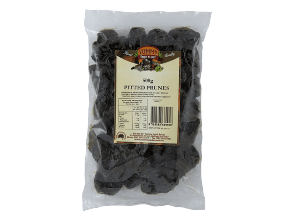 Yummy Snack Pitted Prunes 500g – Adelaide Fresh Fruiterers Morphett Vale